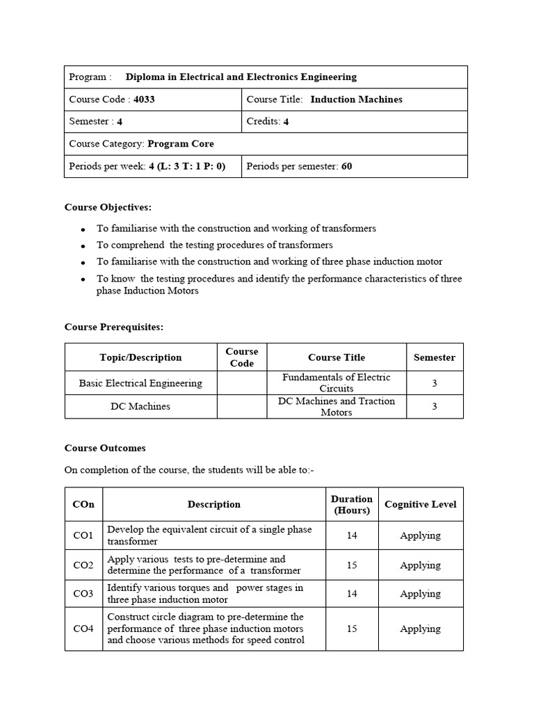 4033-IMC (S4) Syllabus | PDF 4033-IMC (S4) Syllabus | PDF