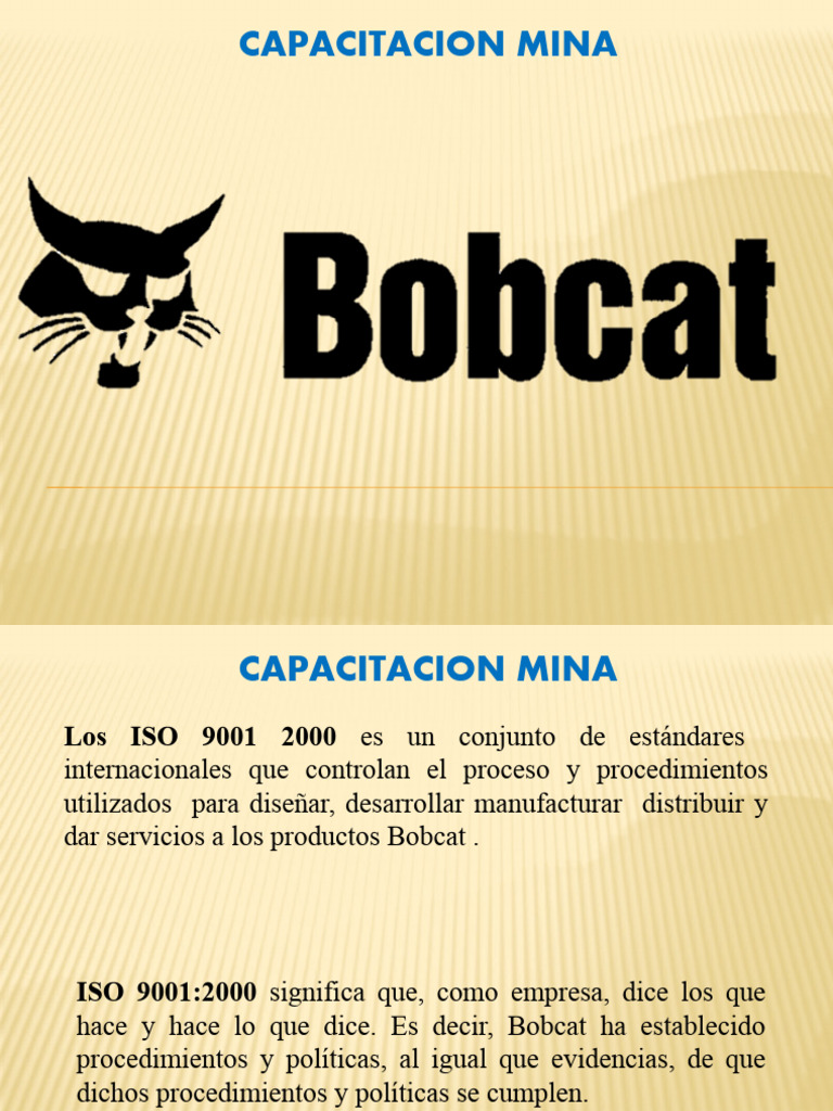 Capacitacion Bobcat | PDF