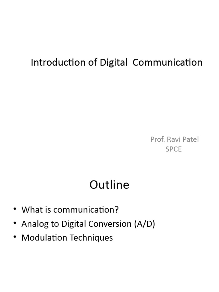 Introduction To ADC | PDF | Modulation | Data Compression