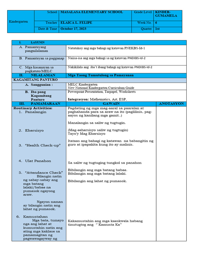 Cot 1 2023-2024 | PDF