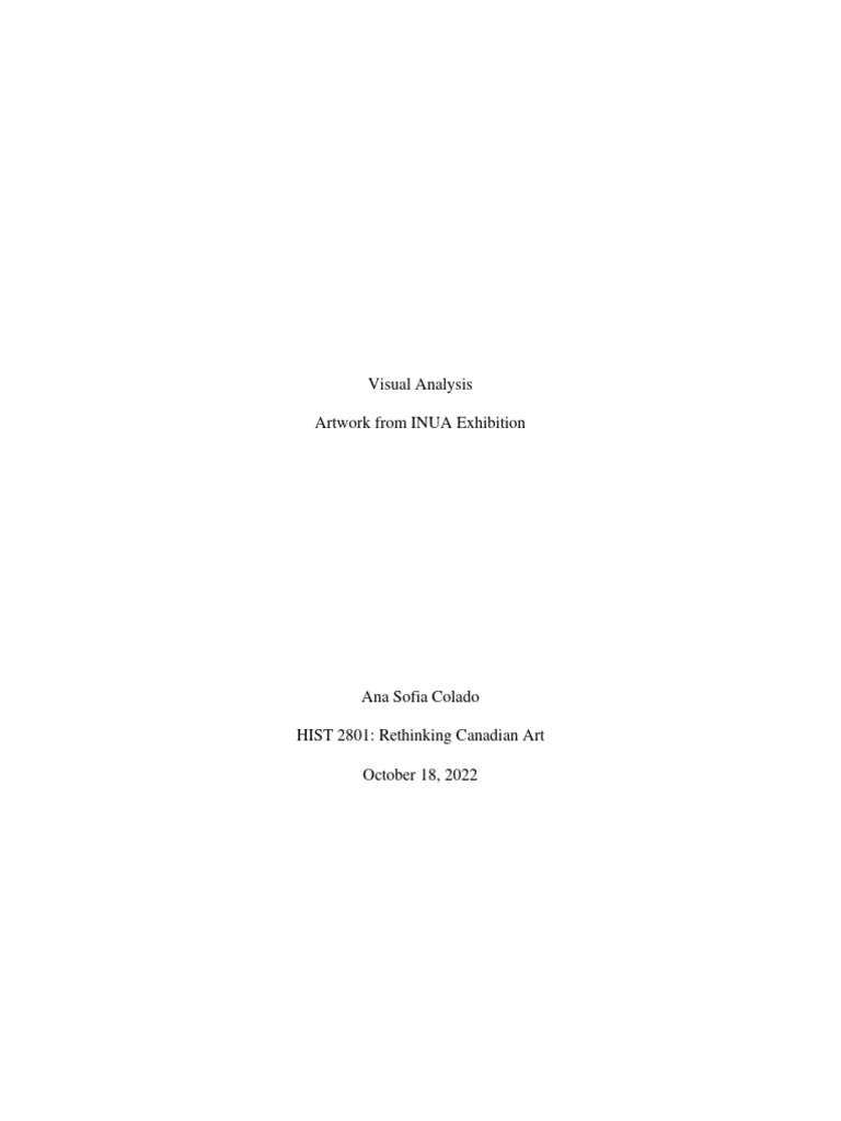 Visual Analysis PDF