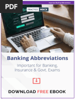 Banking Acronyms and Abbreviations Guide | PDF | Banks | International ...