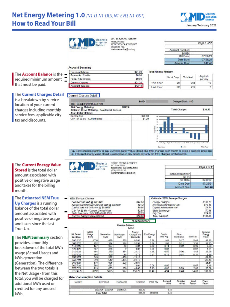 NEM 1.0 Bill | PDF