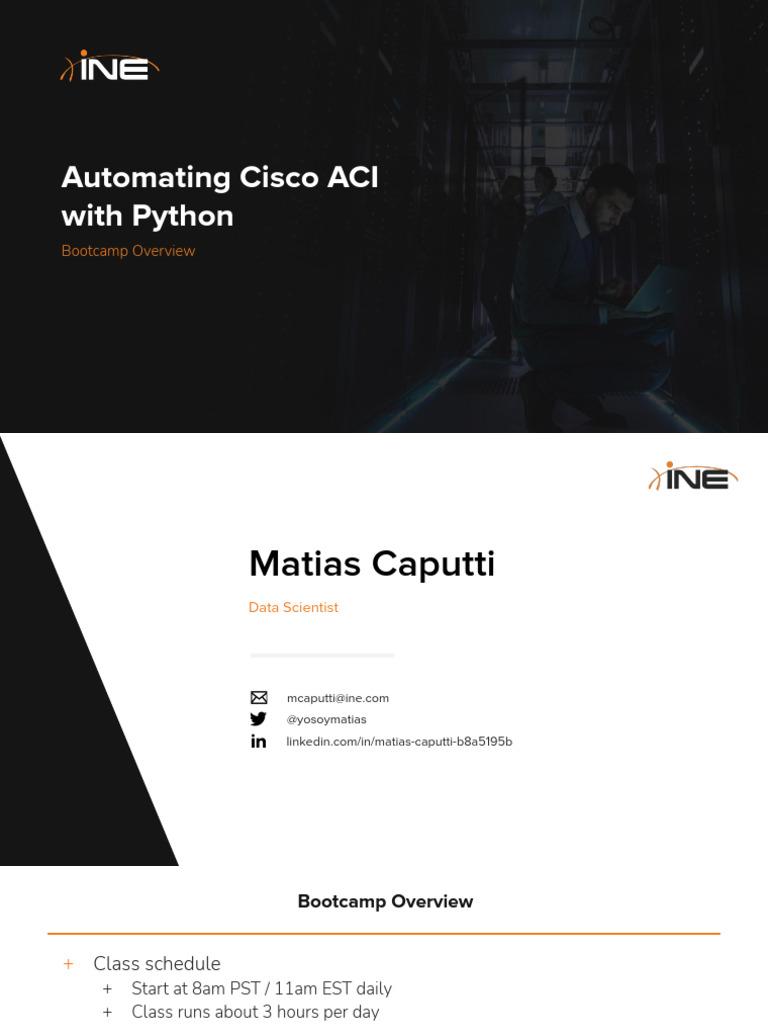 Automating Cisco ACI With Python Day 1 | Download Free PDF | Python (Programming Language ...
