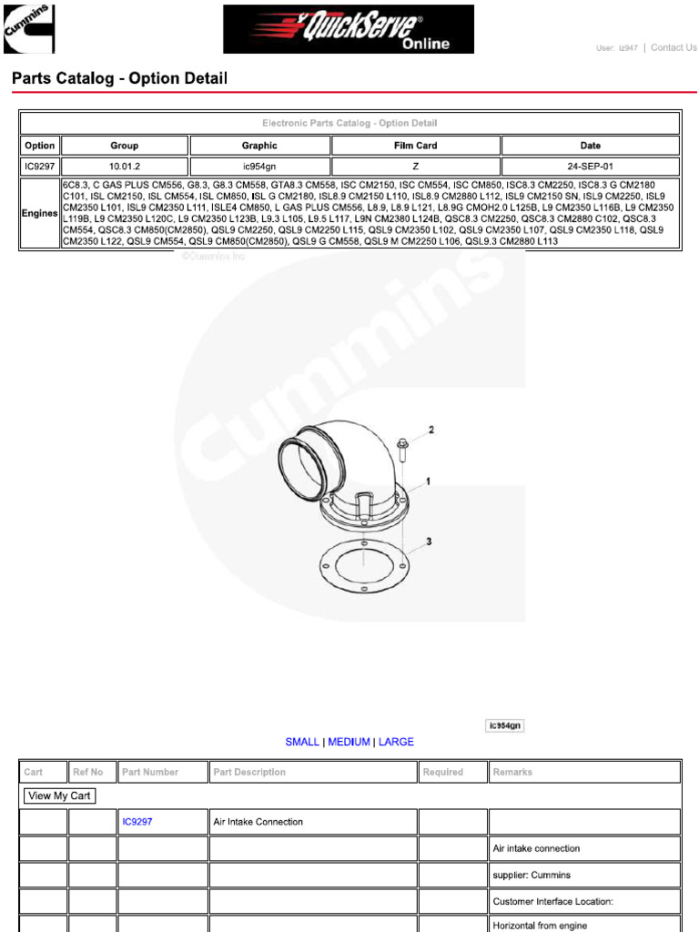 Air Intake Connection | PDF