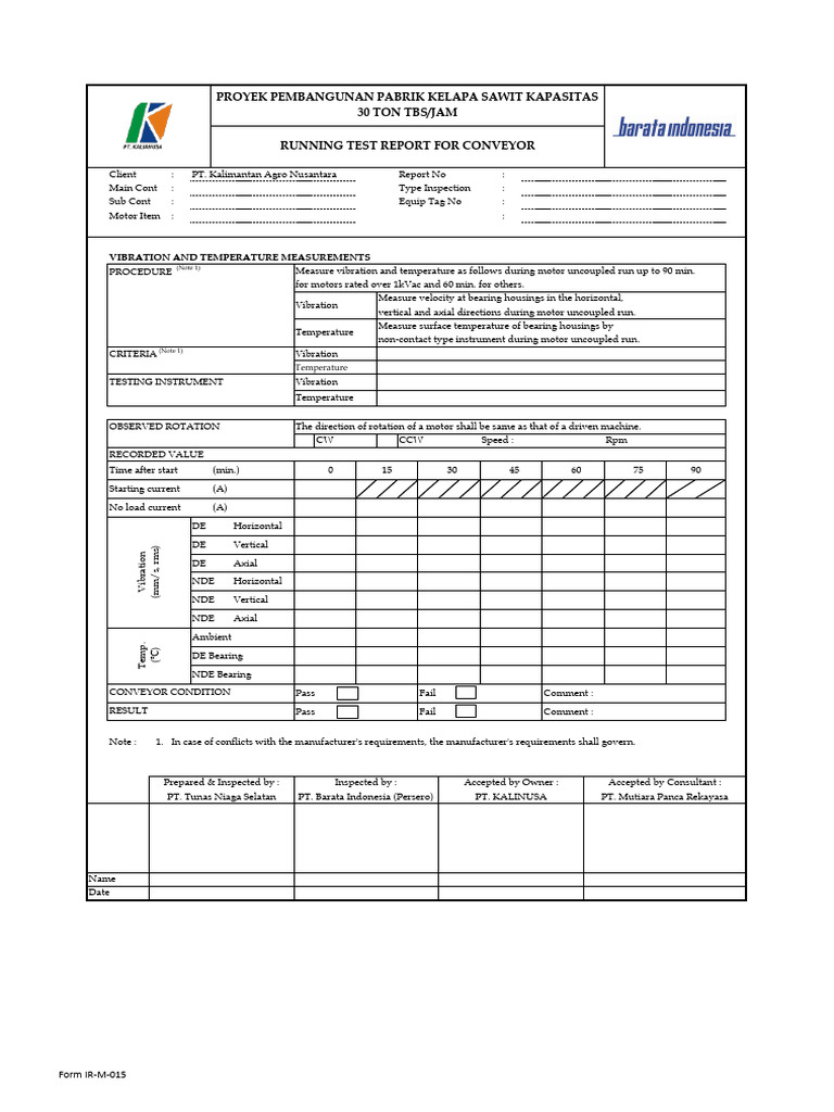 Report Running Test | PDF Report Running Test | PDF