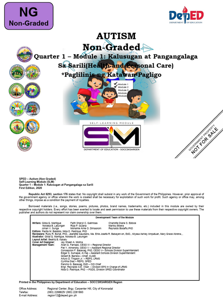 6 Final Sped Autism SLM Mod | PDF