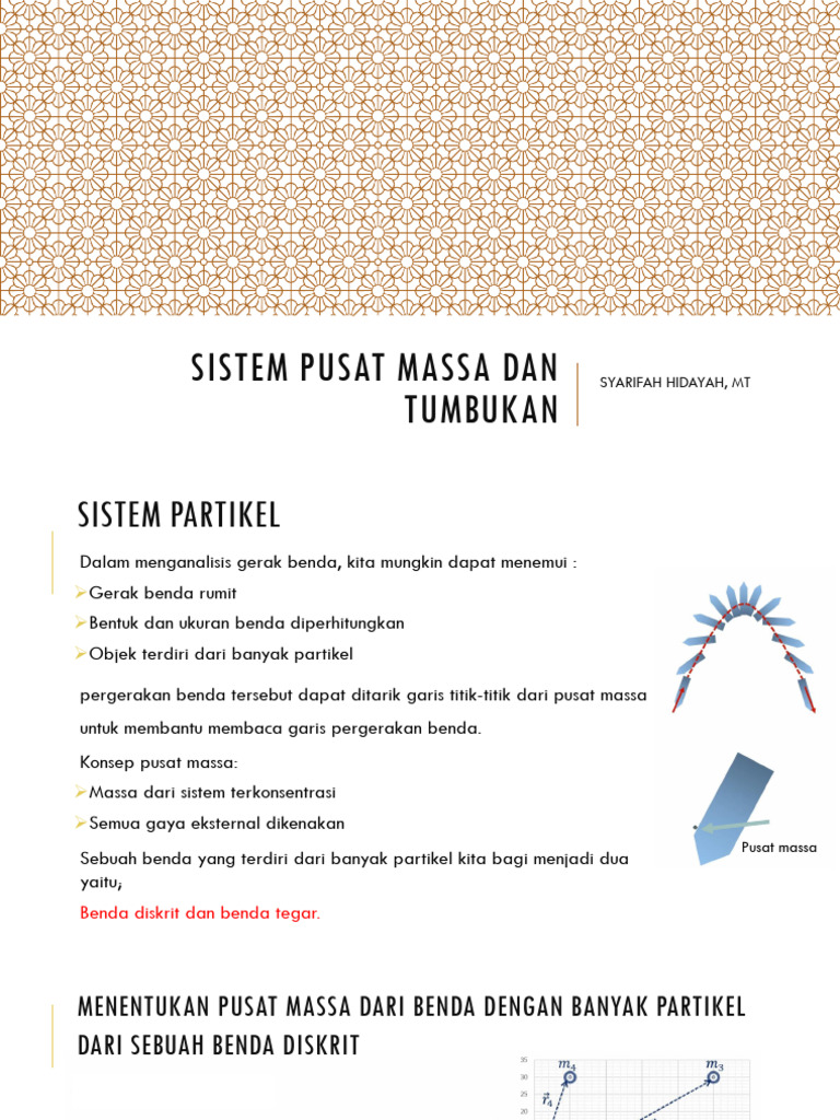 Sistem Pusat Massa Dan Tumbukan | PDF | Metode & Bahan Ajar | Teknologi ...