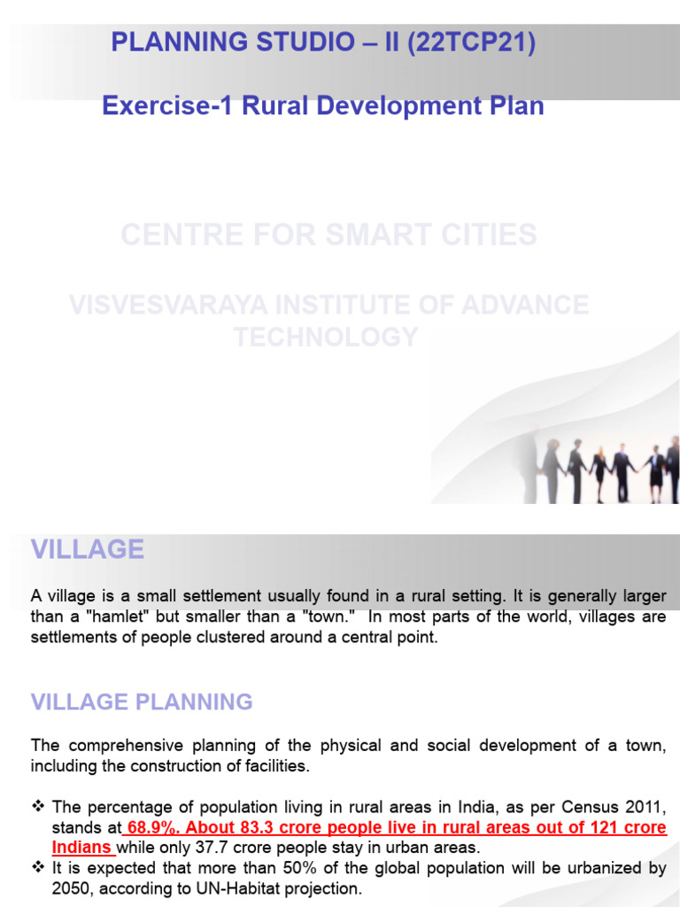 Rural Village Development Planning Guide | PDF | Village | Infrastructure