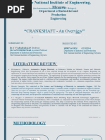 Crankshaft Manufacturing Process Overview | PDF
