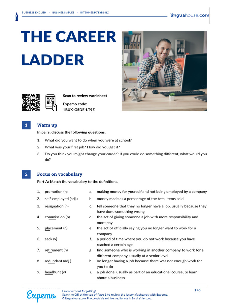 The Career Ladder British English Student | PDF