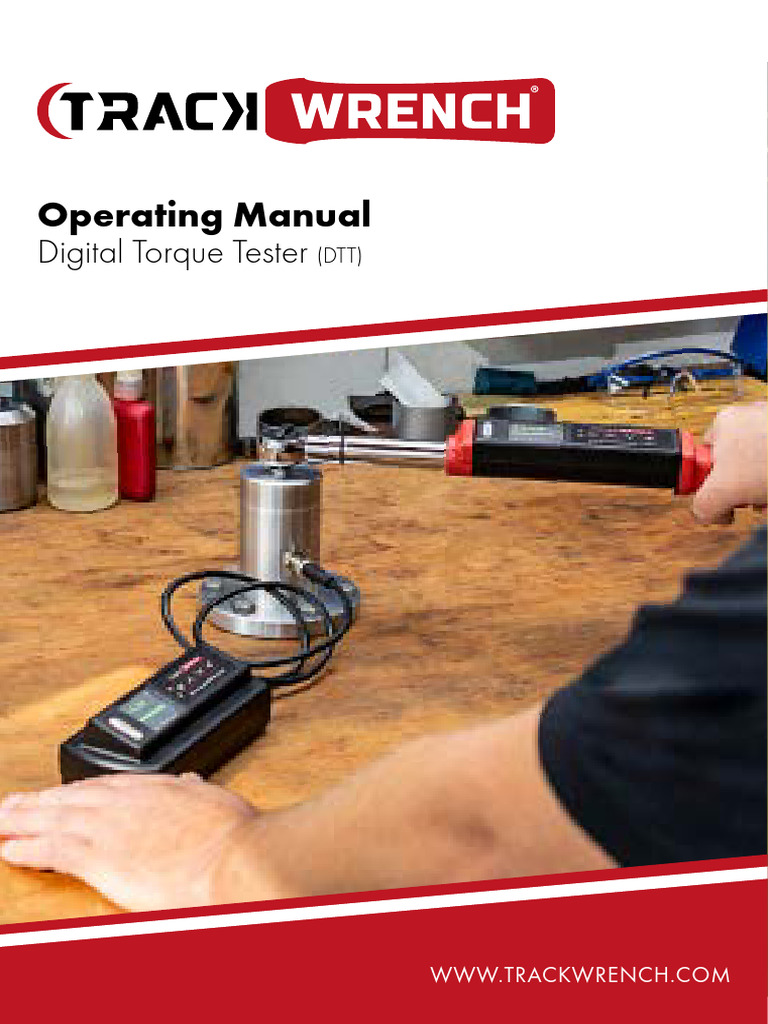 TrackWrench Digital Torque Tester Operating Manual EN | PDF