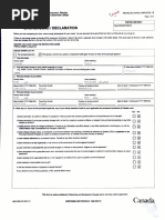 IMM 5669 Schedule A Declaration Form | PDF | Refugee | Crimes