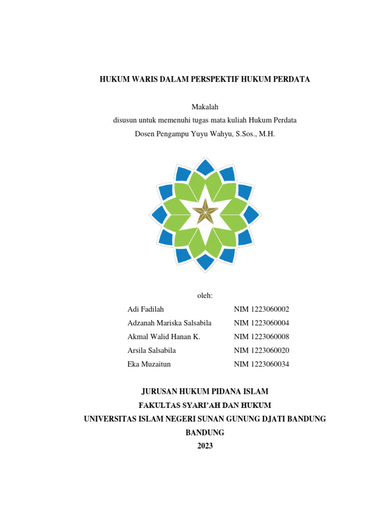 Hukum Waris - Kel 7 HK Perdata | PDF