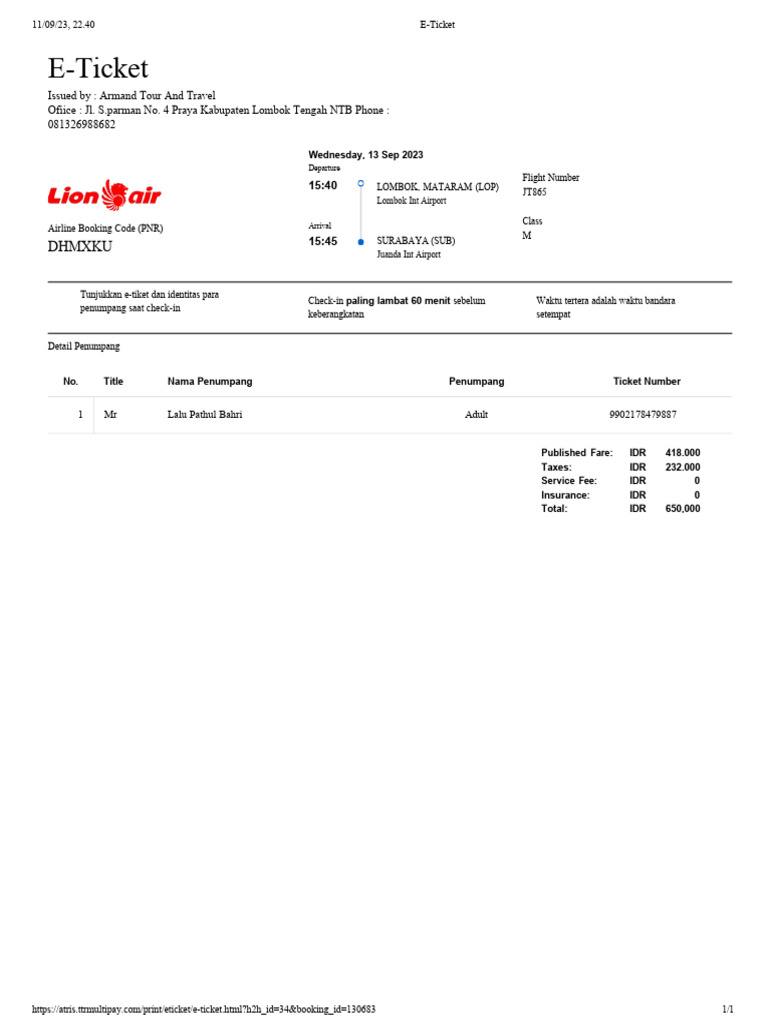 E Ticket | Download Free PDF | Transport Economics | Ephemera