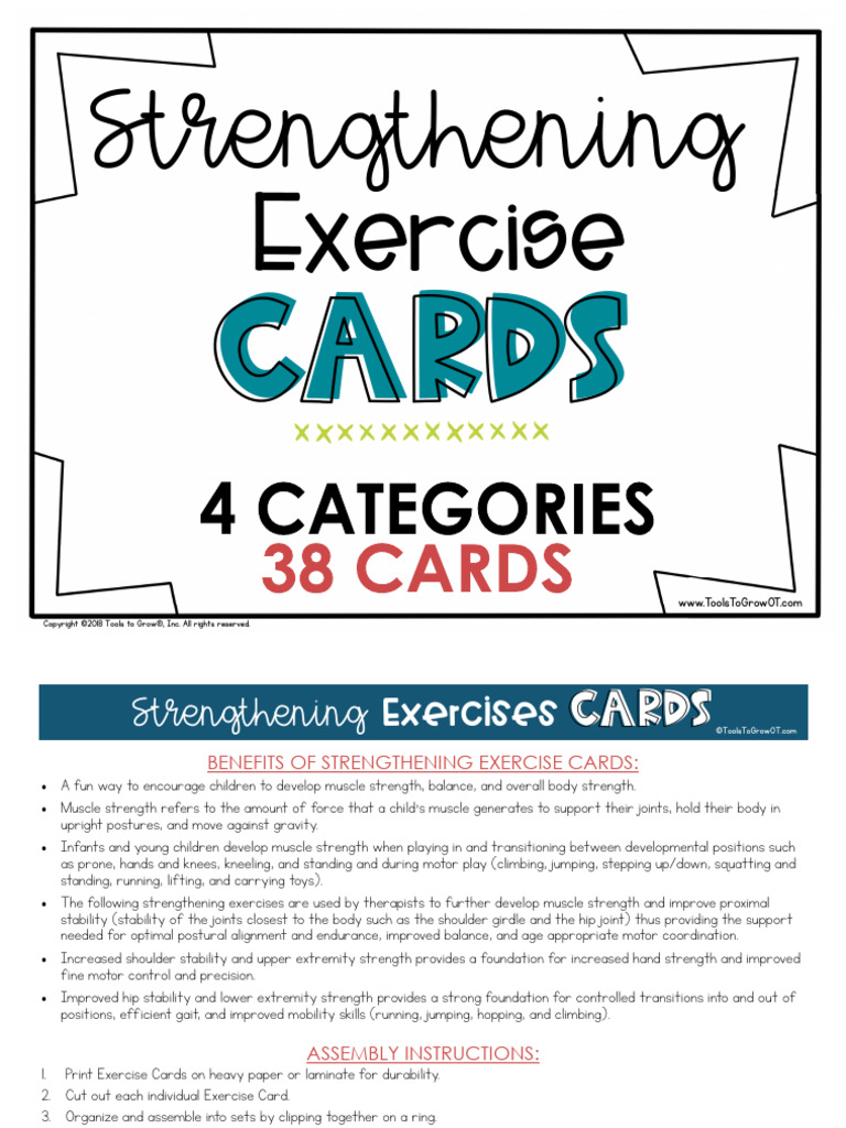 N8i - Exercise Cards - Color | PDF | Anatomical Terms Of Motion | Foot