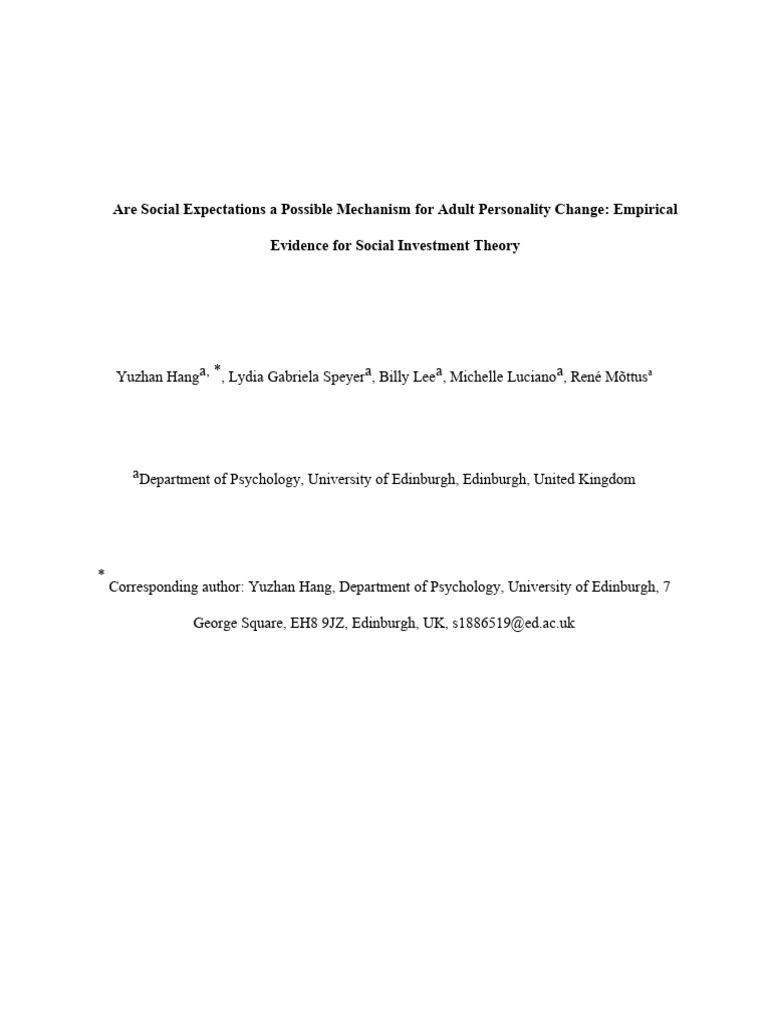 Adult Social Pressure OSF | PDF