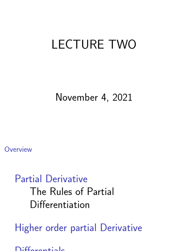 Lect 2 | PDF