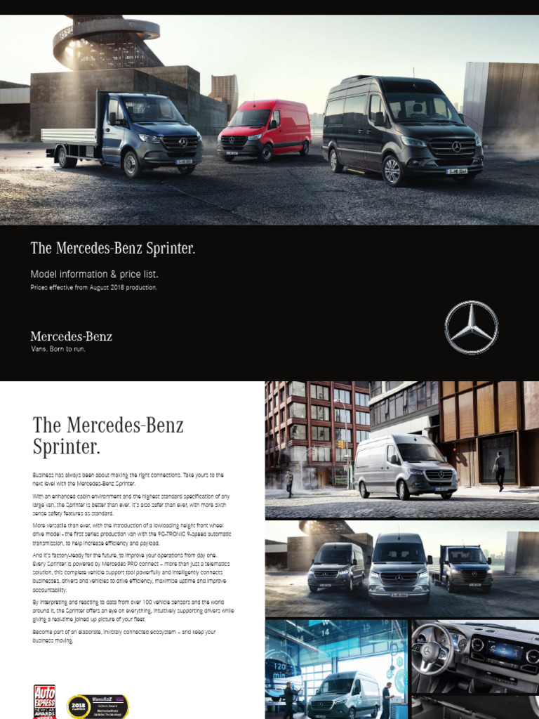 MERCEDES Sprinter Catalog | PDF