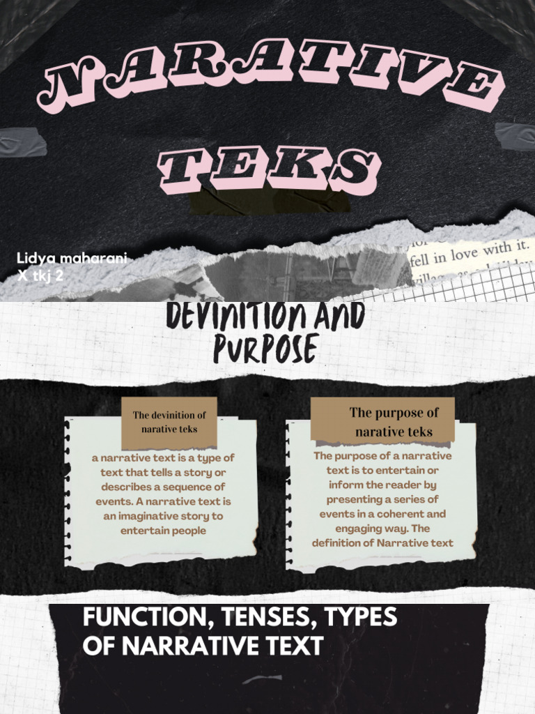 Individual English Assignments Narative Text Lidya Maharani | PDF