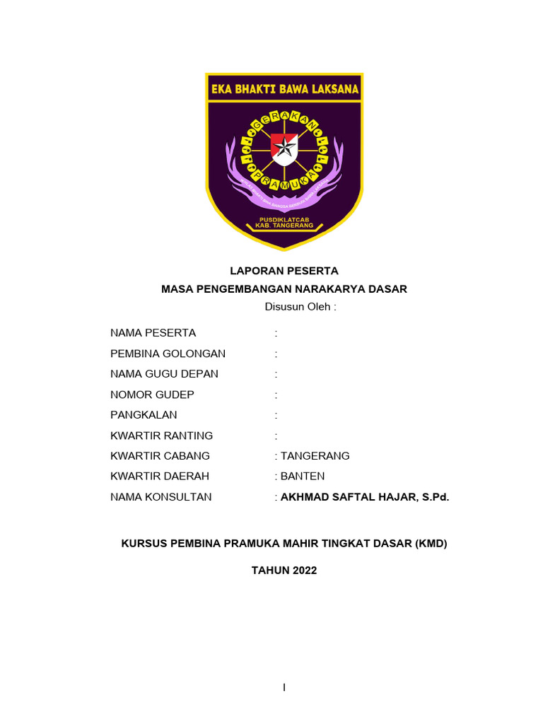 Contoh Laporan Narakarya Dasar | PDF