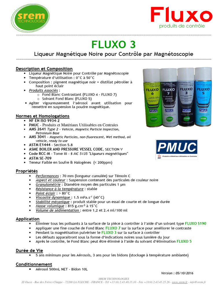 FLUXO 3 - Fiche Technique | PDF