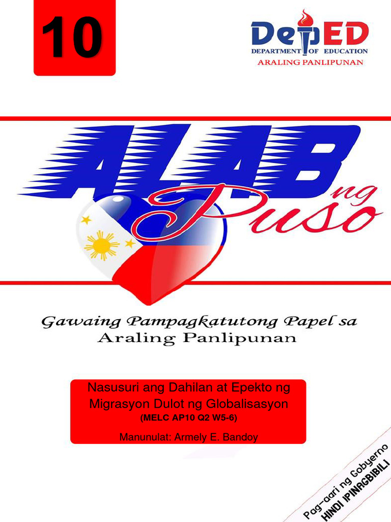 LAS - AP 10 - Q2 Weeks 5 6 | PDF