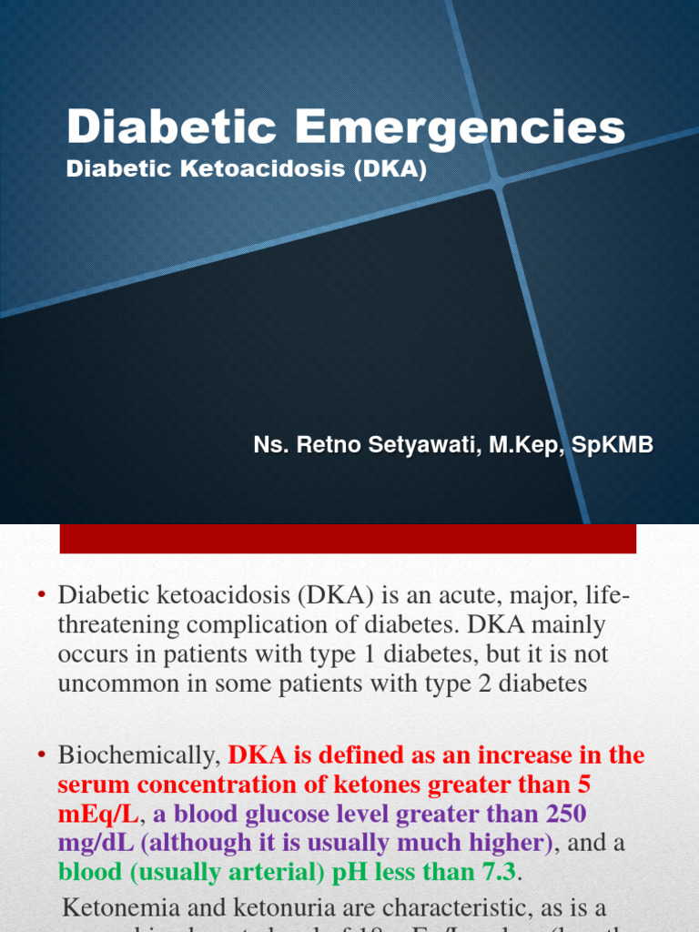 DKA Emergencies D3 | PDF