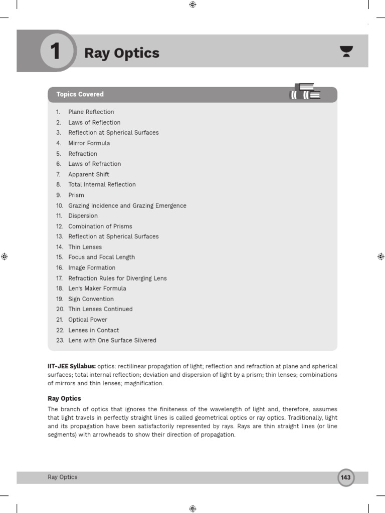 Reflection And Refraction Pdf Refraction Refractive Index