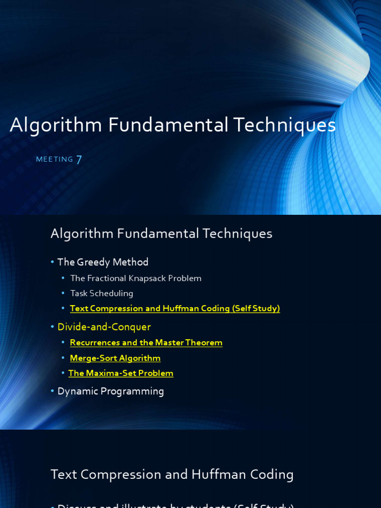 Meeting 7 | PDF | Applied Mathematics | Algorithms