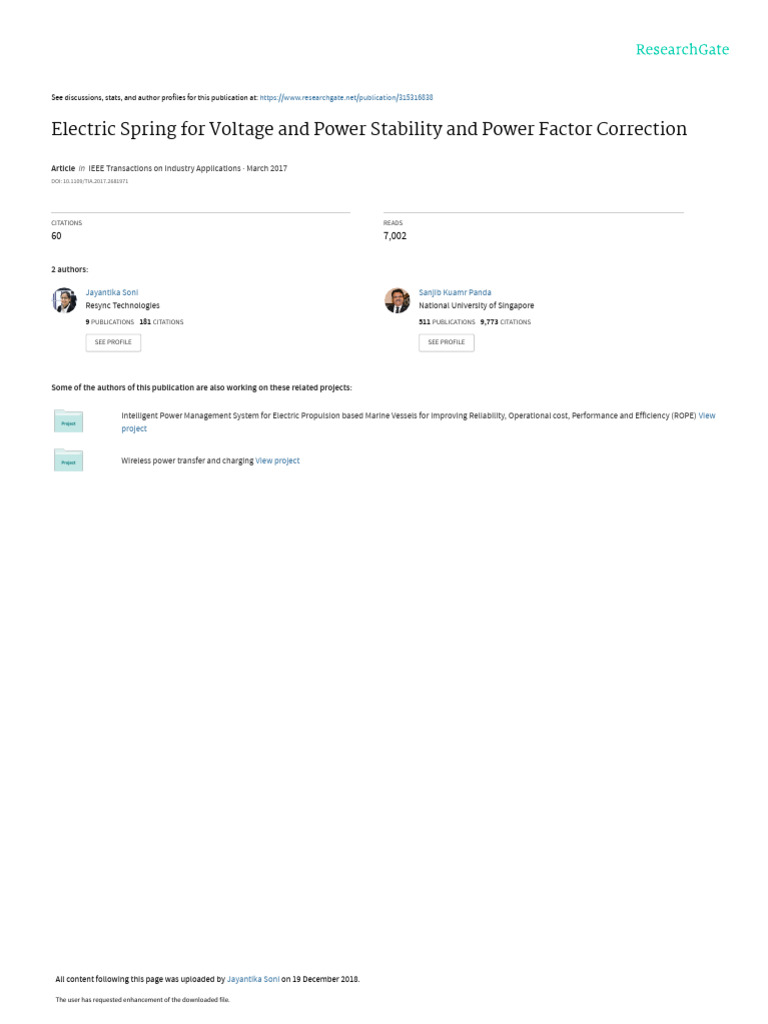 1.electric Spring For Voltage and Power Stability and Power Factor ...