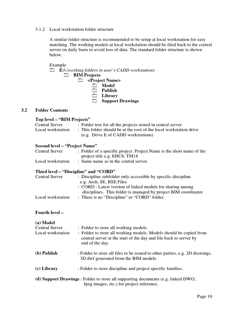 Pages from 香港房屋处BIM 标准手册 11 | PDF | Computer File | Directory (Computing)