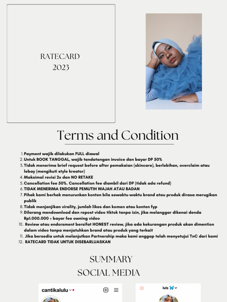 New Ratecard | PDF