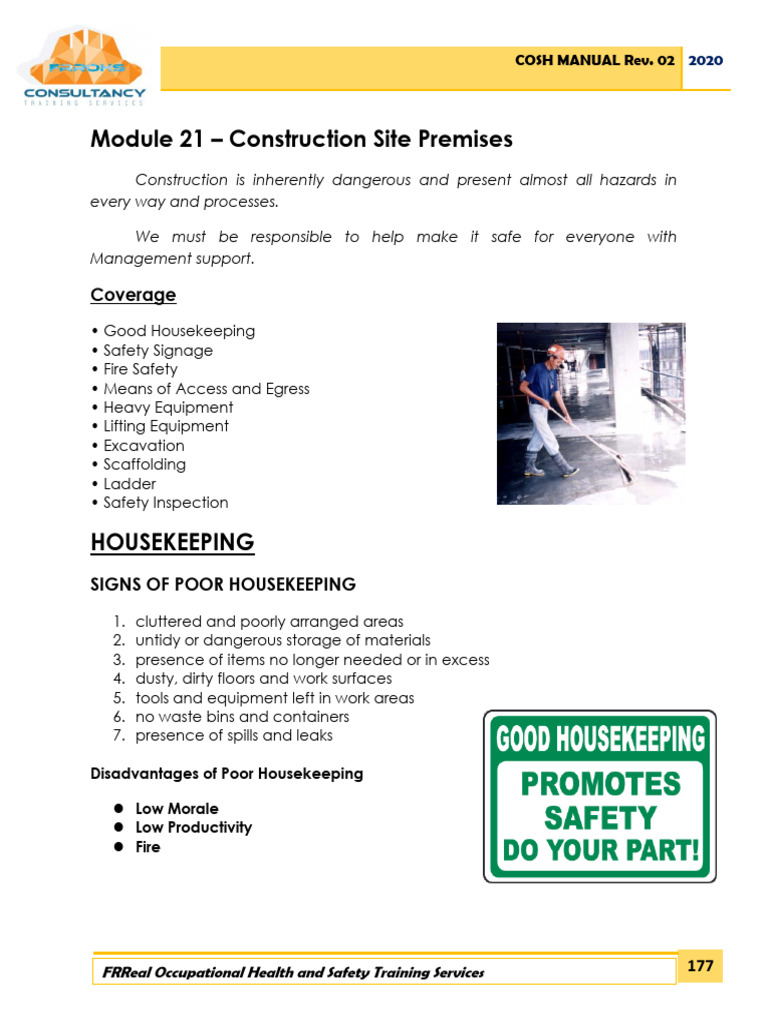 5.module 21-26 FRROHS COSH Manual 2020 Rev1 | PDF | Scaffolding | Demolition
