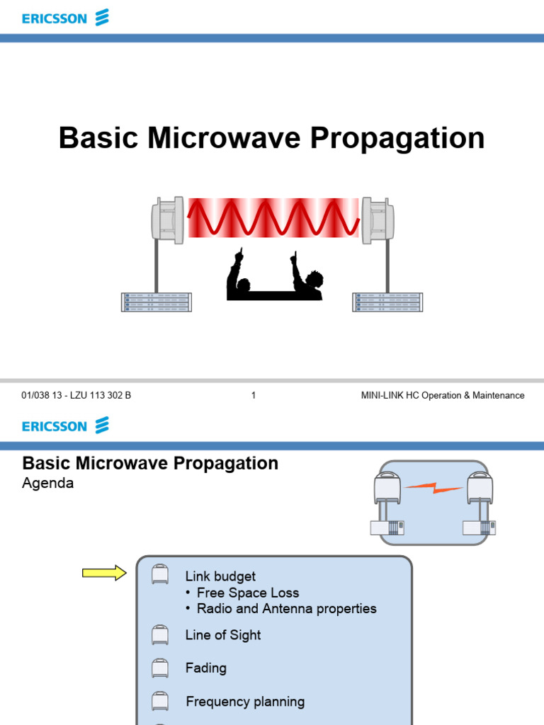 Basic Microwave Propagation Pdf Antenna Radio Microwave