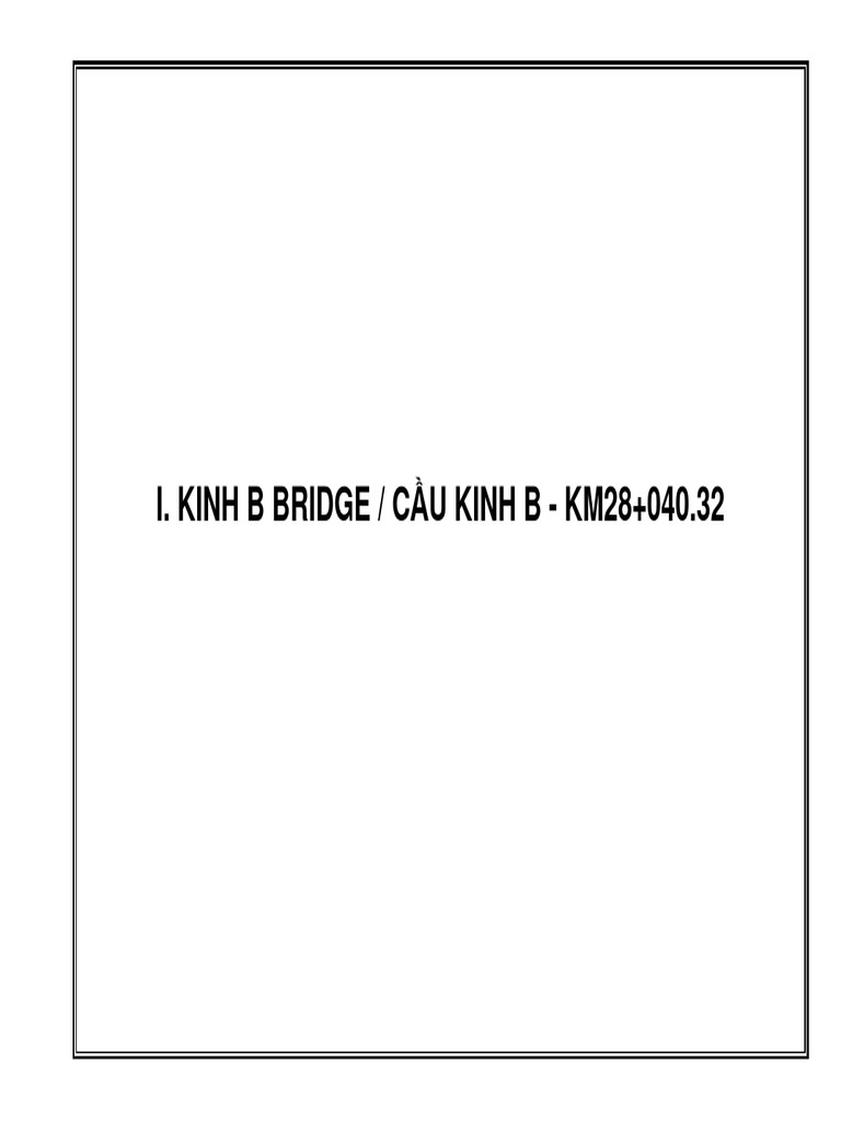 I33 Kinh B | PDF
