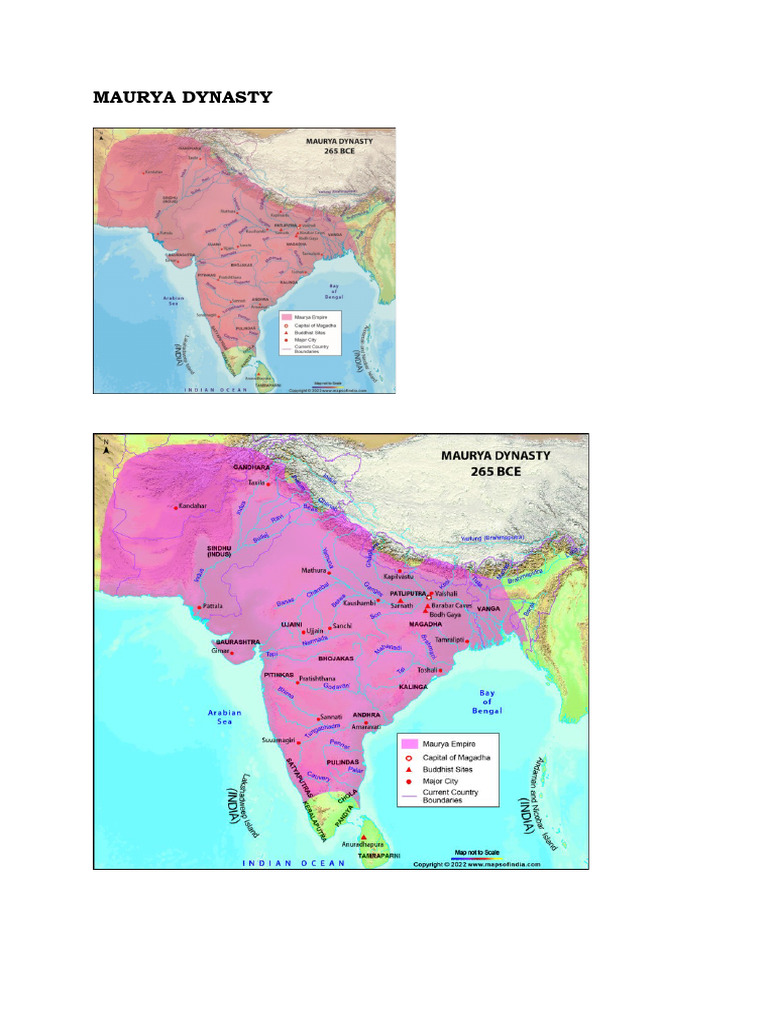 Maurya Dynasty | PDF | History