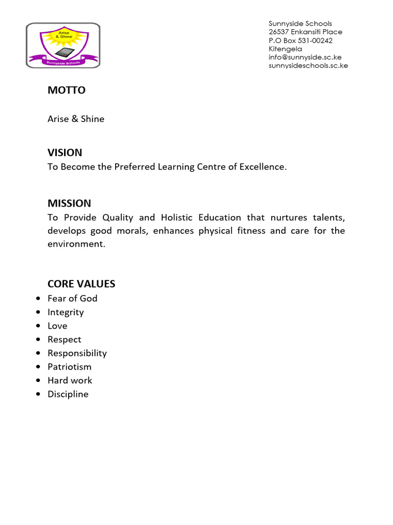 Form 1 Admission Guide 2024 | PDF