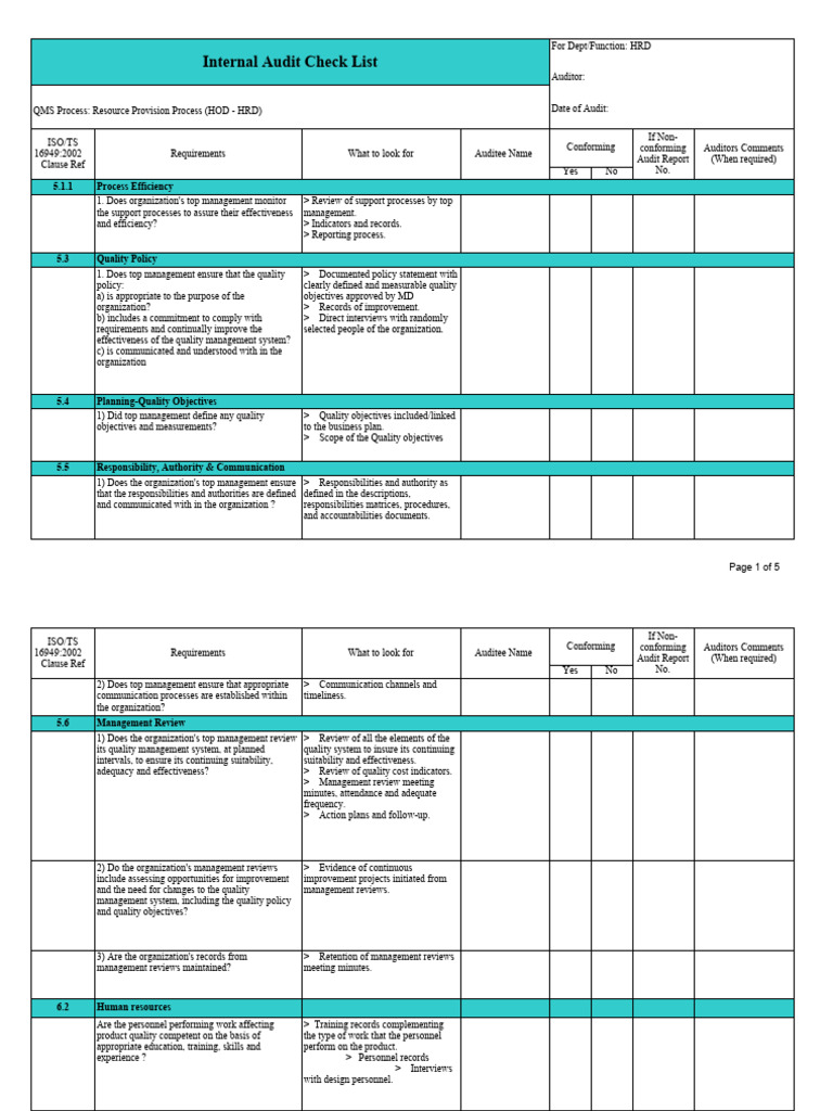 Hod - HRD | PDF | Audit | Auditor's Report