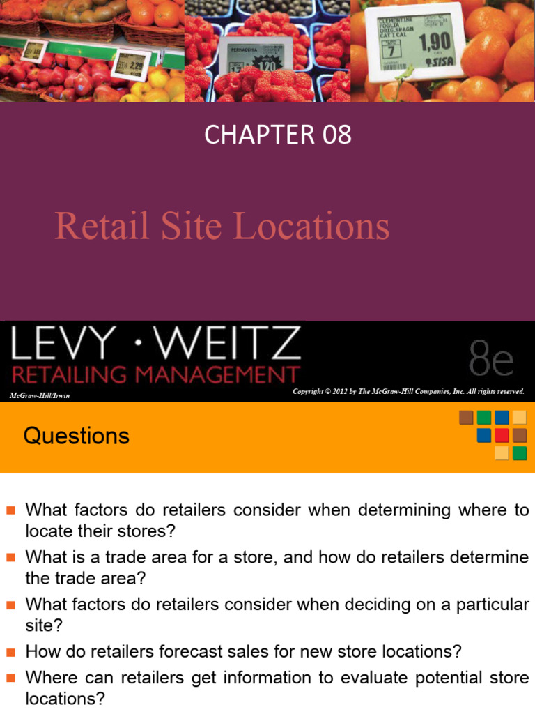 Ch08 - Retail Site Location | PDF