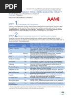 Aami Home Building Insurance Pds | PDF | Insurance | Legal Liability