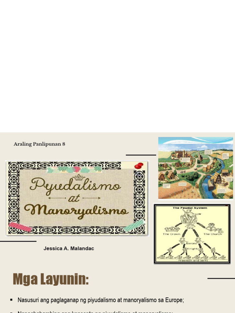 Piyudalismo at Manoryalismo | PDF