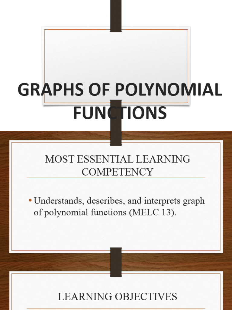 Understanding Polynomial Function Graphs | PDF | Polynomial | Zero Of A ...