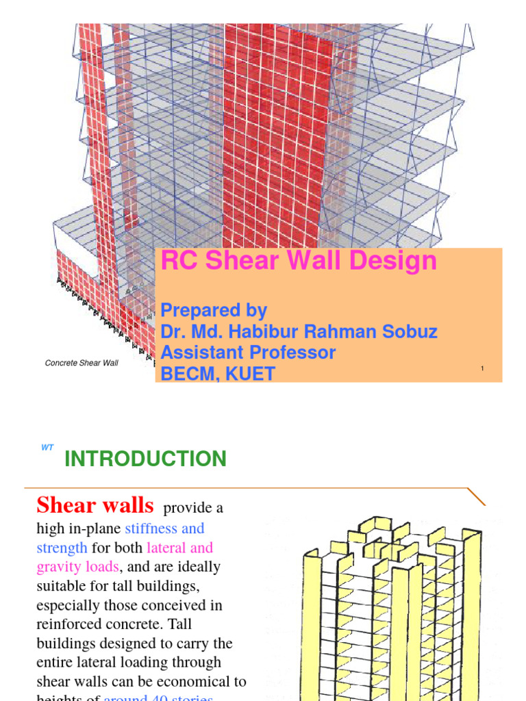 Shear Wall Design | PDF
