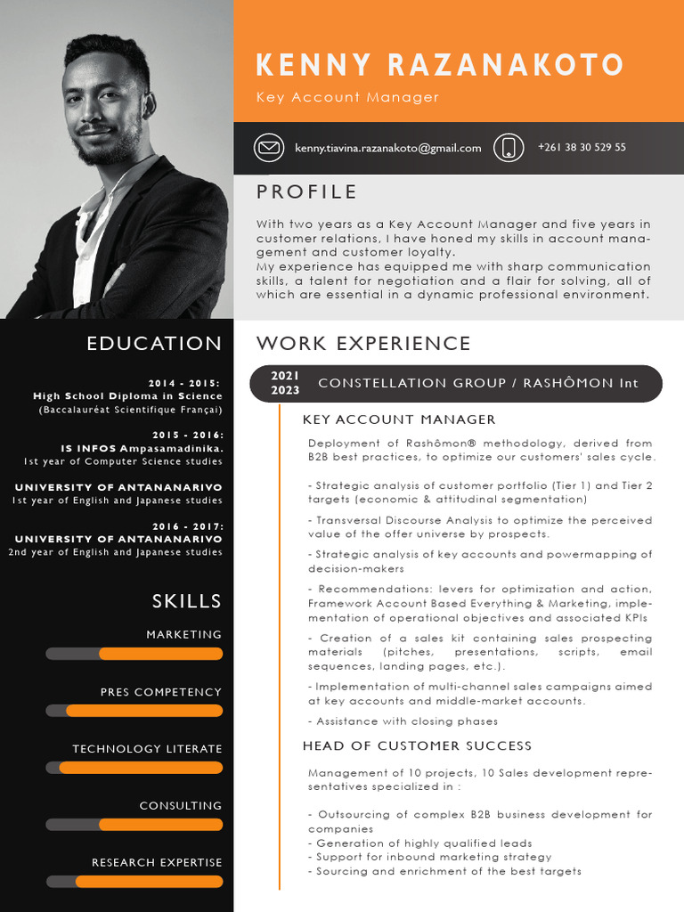 CV - RAZANAKOTO Tiavina Kenny - Eng | PDF
