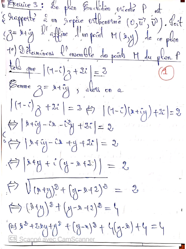 Correction Complexe | PDF