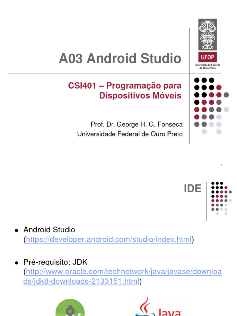 A03 Android Studio | PDF | Android (sistema operacional) | USB