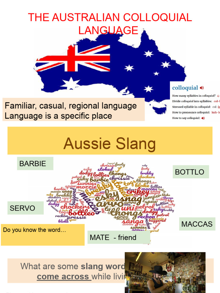 Aussie Slang | PDF | Vocabulary | Communication