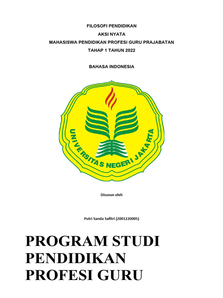 Aksi Nyata T2 - FILSOF - Putri Sanda Safitri | PDF