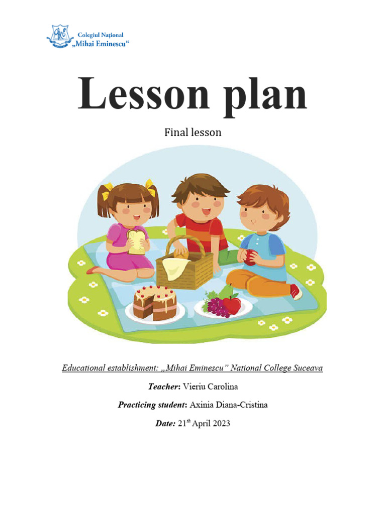 Lunchtime, Lesson Plan | Download Free PDF | Learning | Human Communication